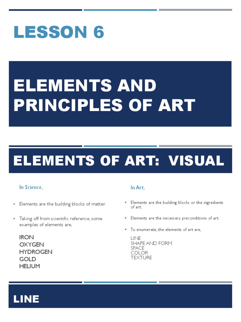 Art Elements & Principles Guide | PDF | Perspective (Graphical) | Shape