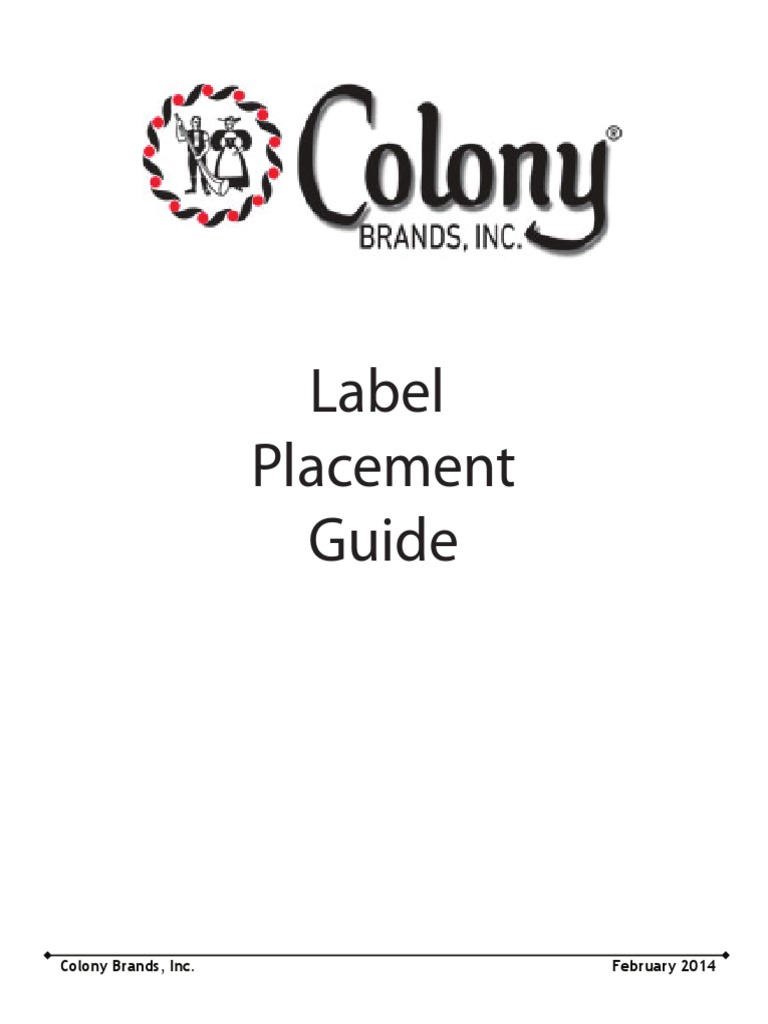 Label Placement Guide | PDF | Seam (Sewing) | Sewing