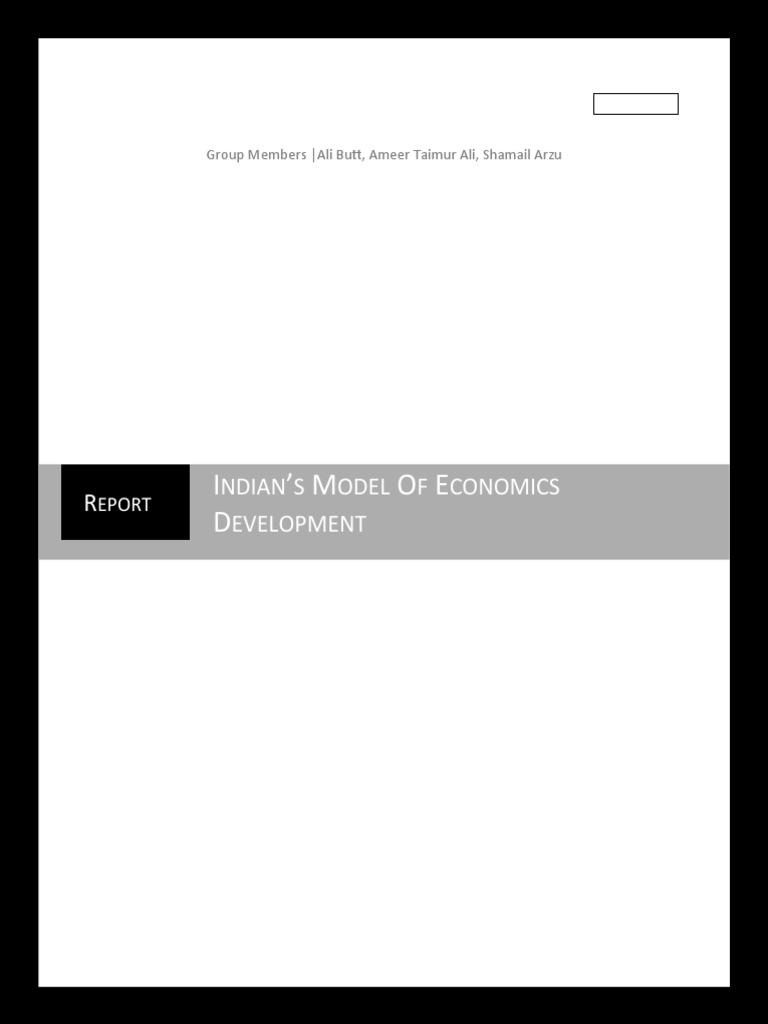 Indian Model of Economic Development | PDF | Economic Policy | Gratitude