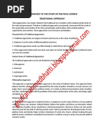 Political Science Notes 1 | PDF