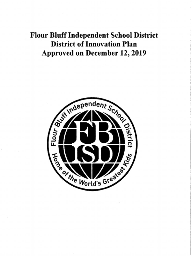 FBISD District of Innovation Final Plan PDF | PDF