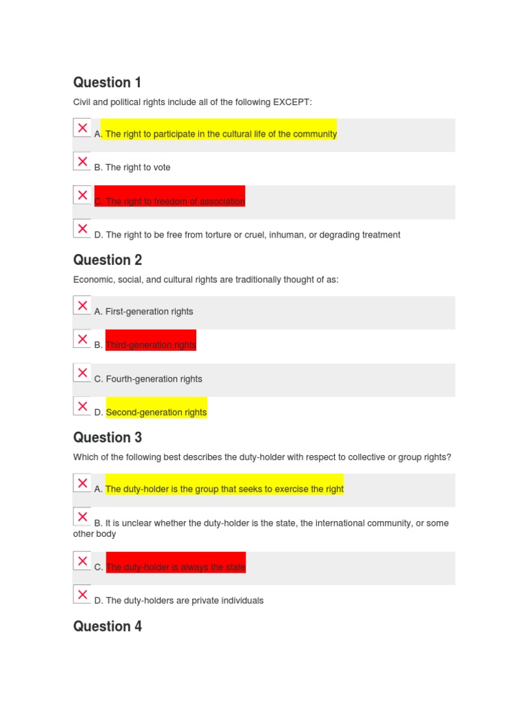 Examen Final Introduccion Poti | PDF | Human Rights | International ...