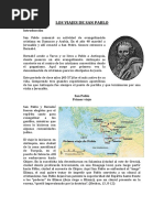 Los 4 Viajes Misioneros Del Apostol Pablo Ilustrados | PDF | Bernabé ...