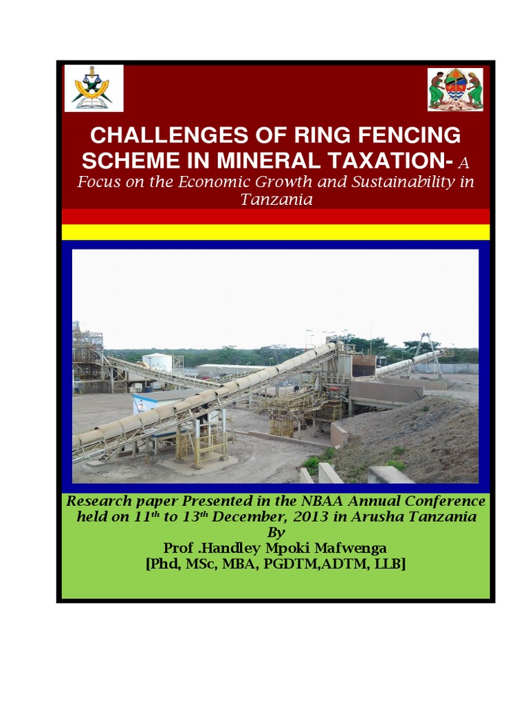 Ring Fencing Challenges in Tanzania Mining | PDF | Qualitative Research ...