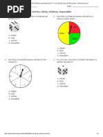 Certain vs Impossible Event Worksheets | PDF | Playing Cards | Probability