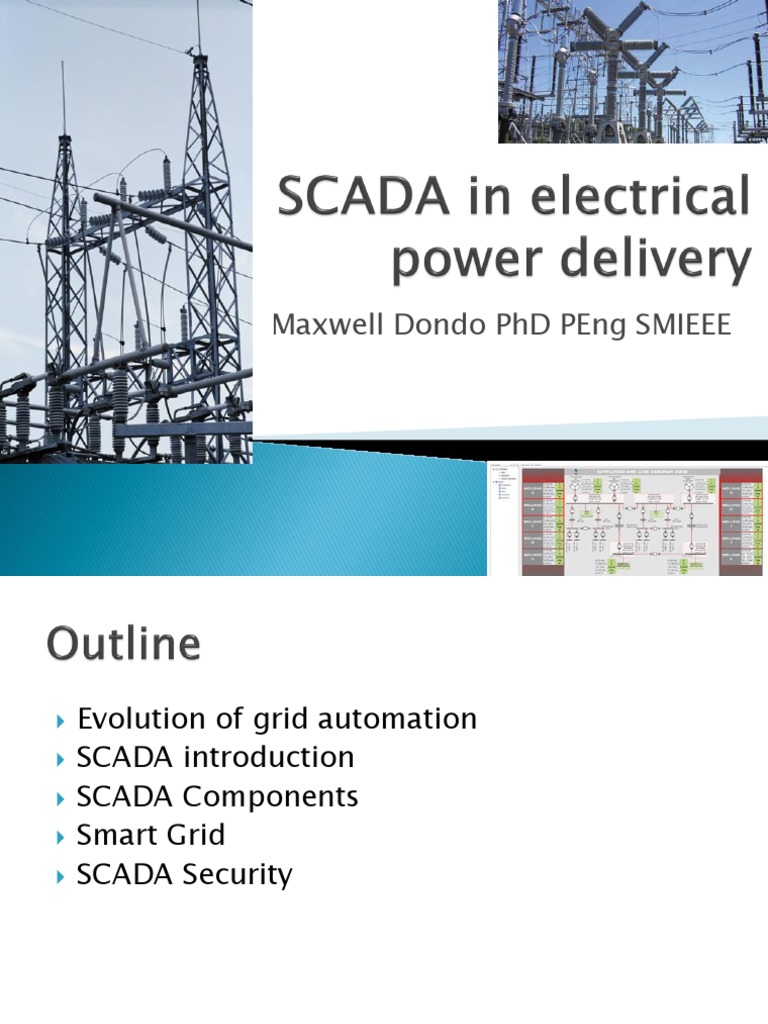 SCADAPresentation | PDF | Scada | Electrical Substation