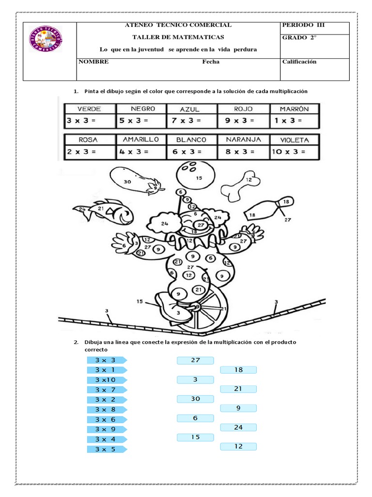 Taller Matematicas 2 | PDF