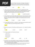 Aryabhatta Ganit Challenge Paper 2019 | PDF | Fahrenheit | Geometry