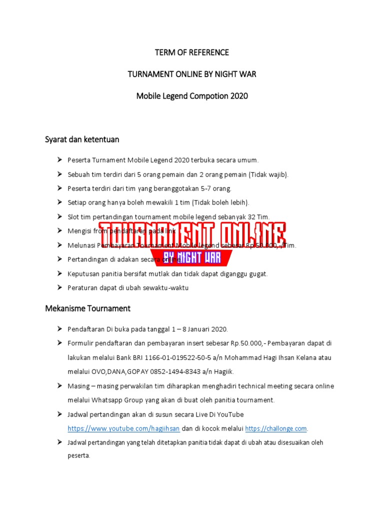 Term of Reference | PDF
