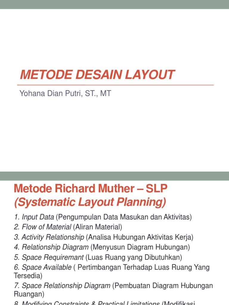 Metode Desain Layout | PDF