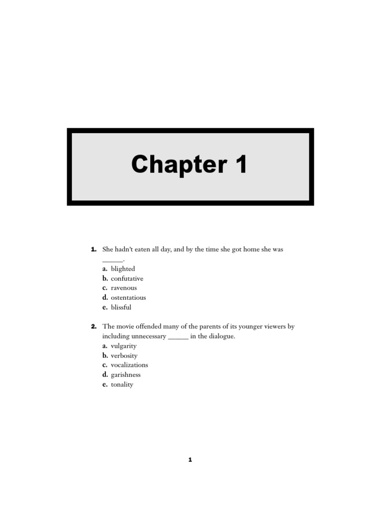 Sentence Completion Worksheet | PDF
