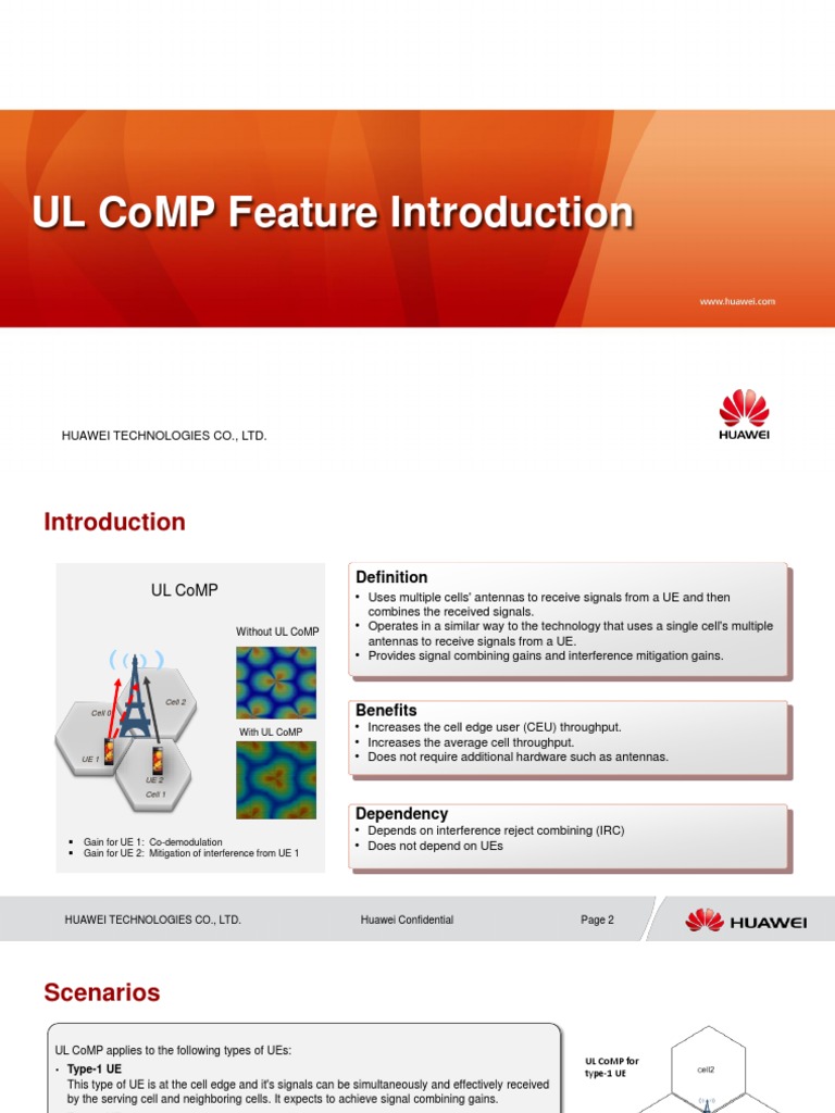 UL CoMP Feature | PDF | Networks | Broadcasting