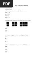Pts Matematika SMP Kelas 8 Semester 1 | PDF