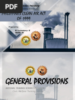 Republic Act 8749 Salient Features | PDF | Emission Standard | Air ...