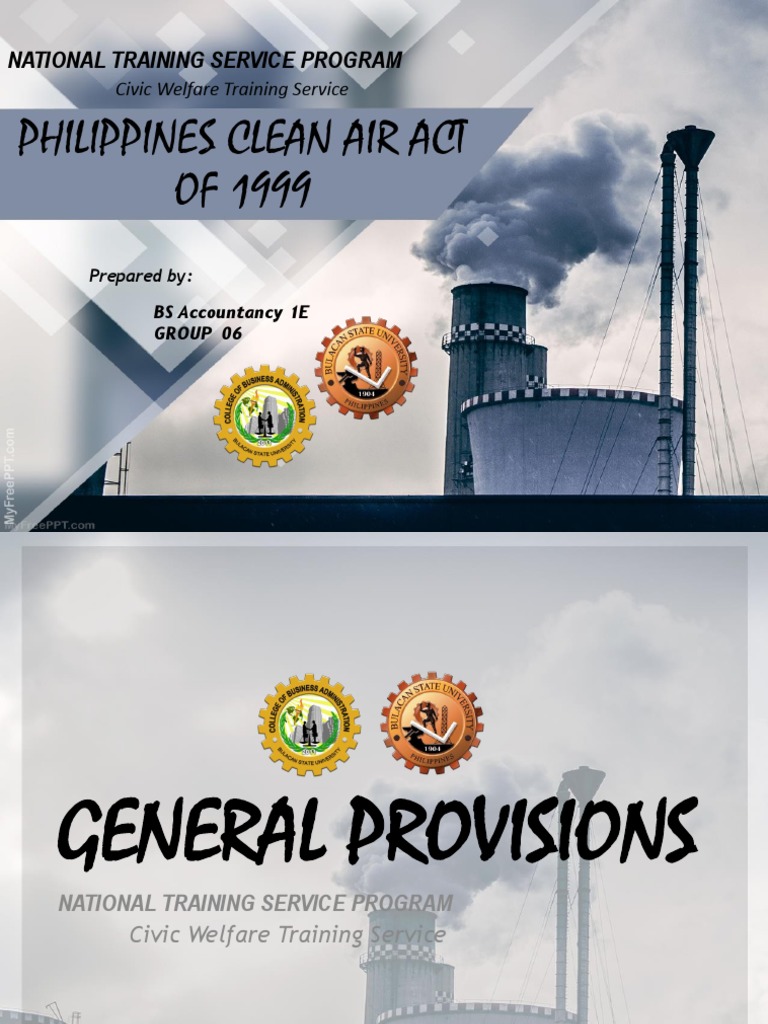 Presentation of RA 8749 | PDF | Air Pollution | Environmental Law