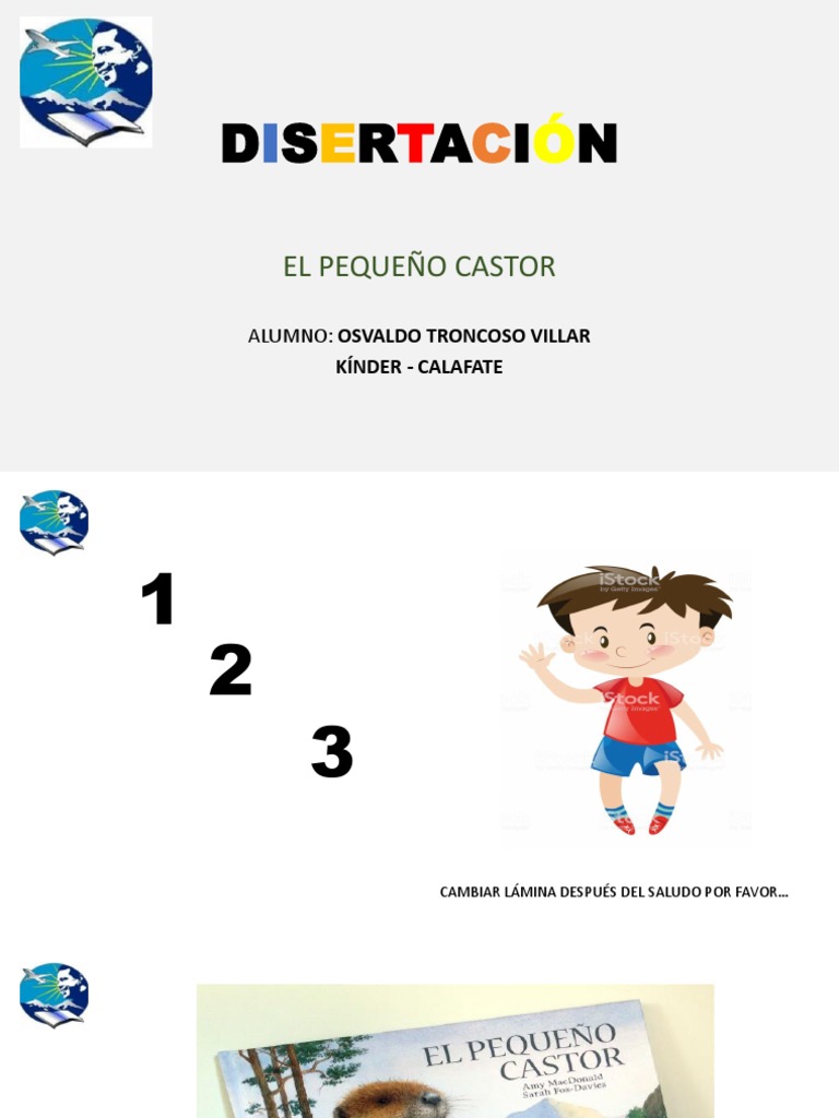 CUENTO EL PEQUEÑO CASTOR