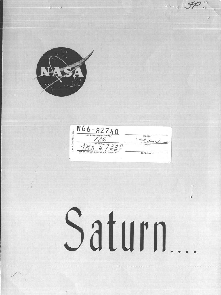 Saturn | PDF | Centaur (Rocket Stage) | Saturn (Rocket Family)