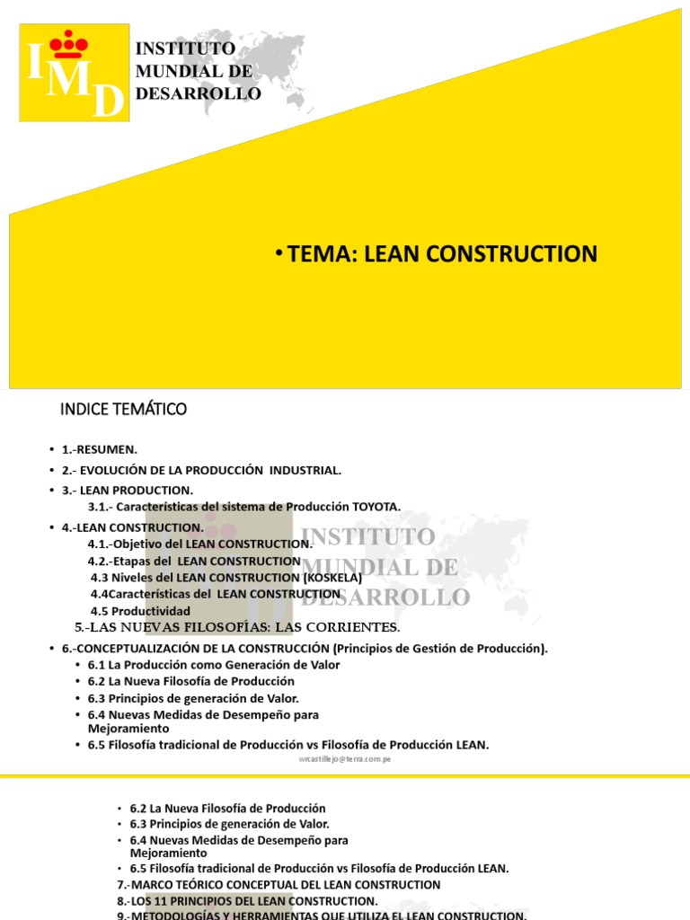 Lean Construction PDF | PDF | Benchmarking | Software