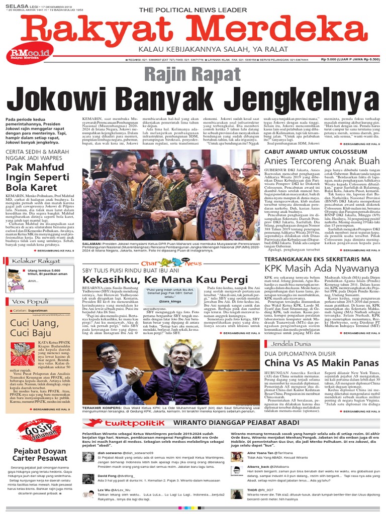 Koran Rakyat Merdeka | PDF