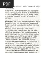 Understanding Concrete Laitance | PDF