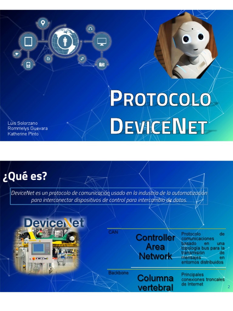 Protocolo Device Net | PDF | Topología de la red | Red de computadoras