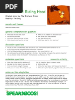 Little Red Riding Hood (Ending) | PDF