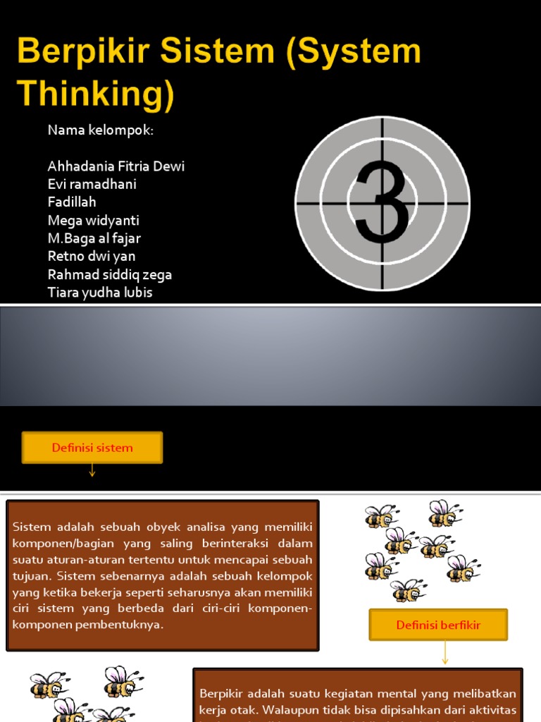 Berpikir Sistem System Thinking Kepemimpinan Pdf