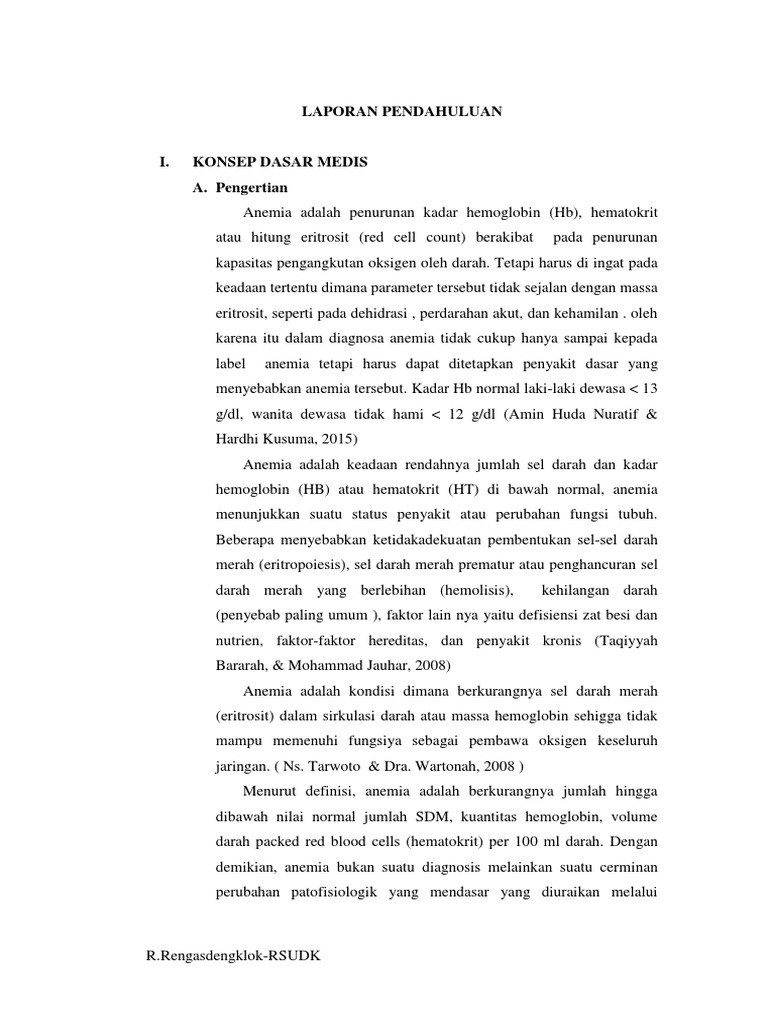 LP Anemia SIKI (Irma BSC) | PDF