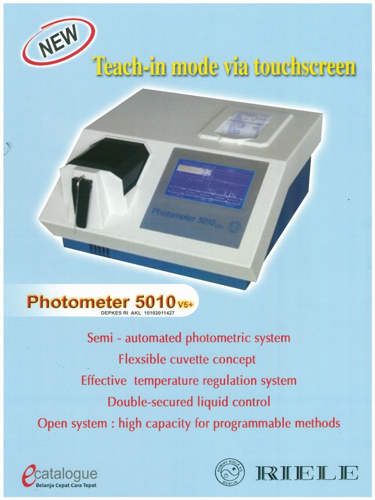 Brosur Photometer PDF | PDF