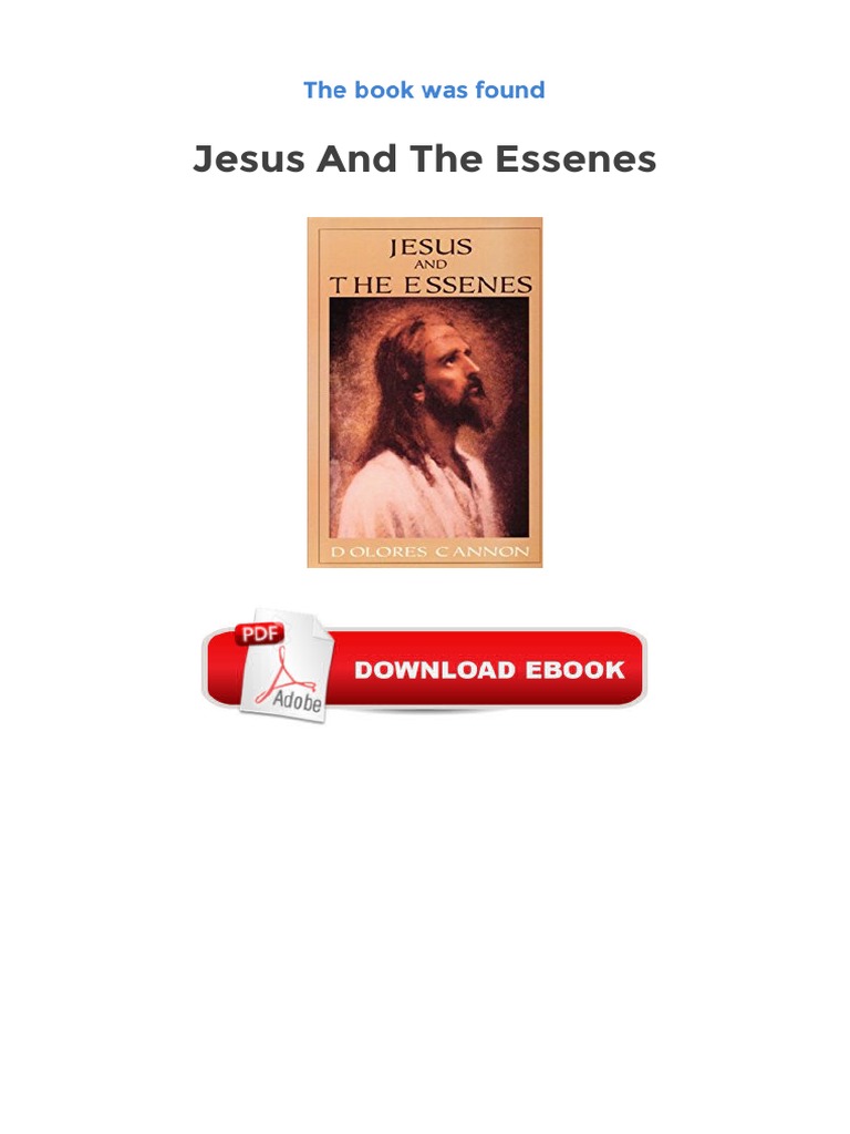 Jesus and The Essenes PDF | PDF | Jesus | Dead Sea Scrolls
