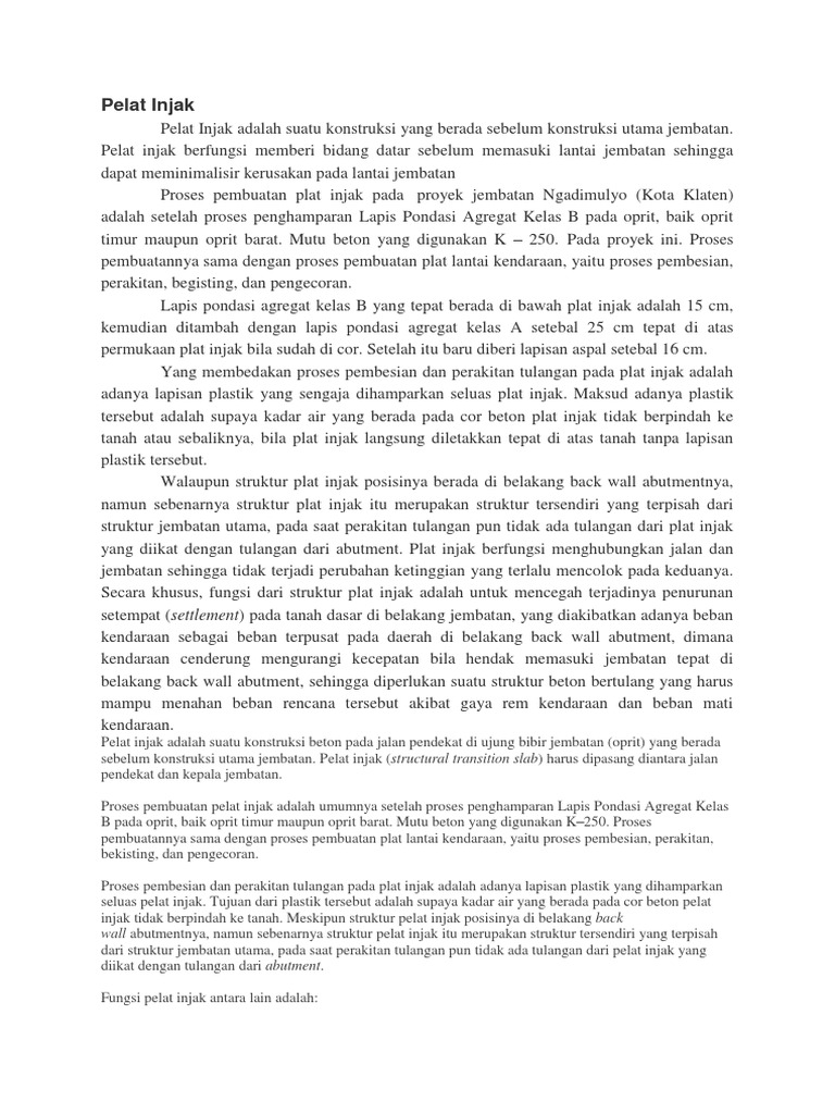 Pelat Injak | PDF | Seni