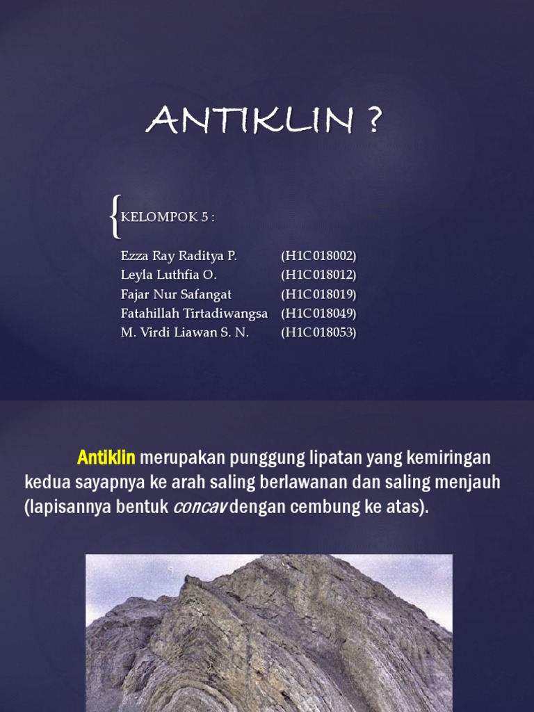 Pemahaman Antiklin dalam Geologi | PDF | Perjalanan