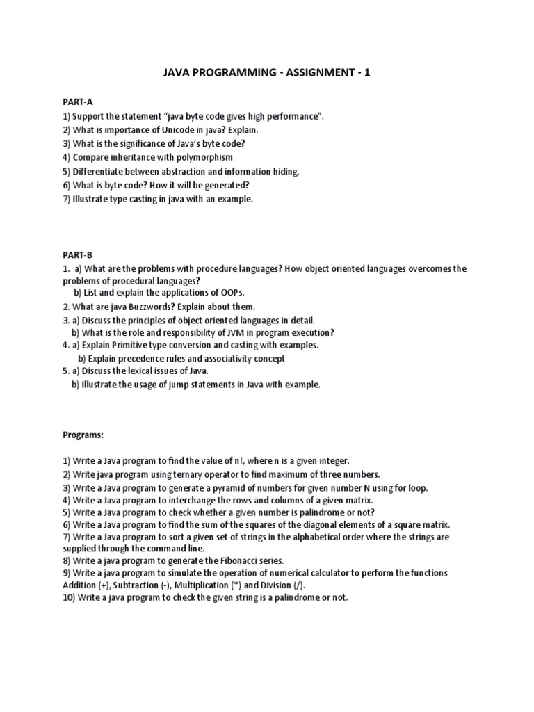 JP Assignment 1 | PDF