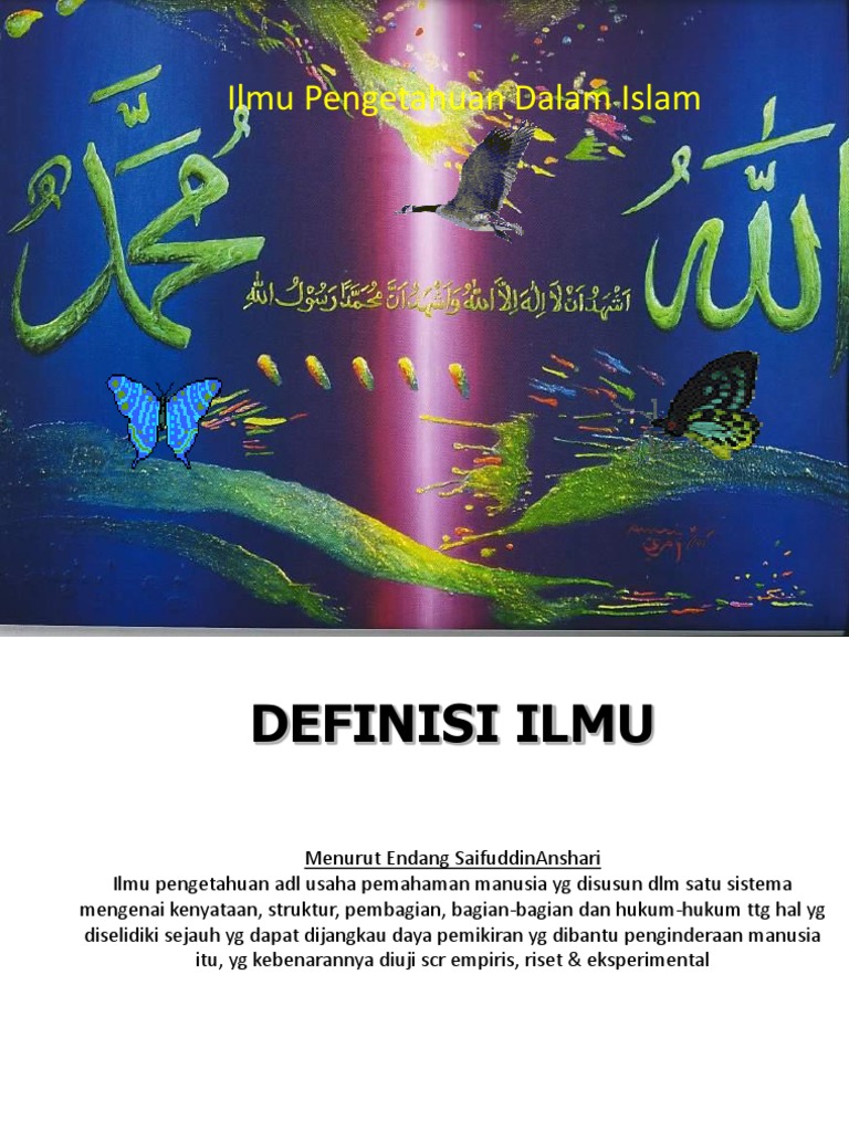 Ilmu Pengetahuan Dalam Islam | PDF
