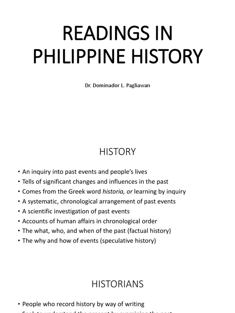 Philippine History Insights | PDF | Historiography | Scientific Method
