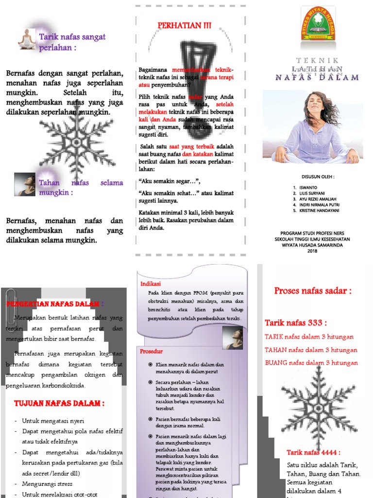 A4 - Leaflet-Nafas-Dalam | PDF