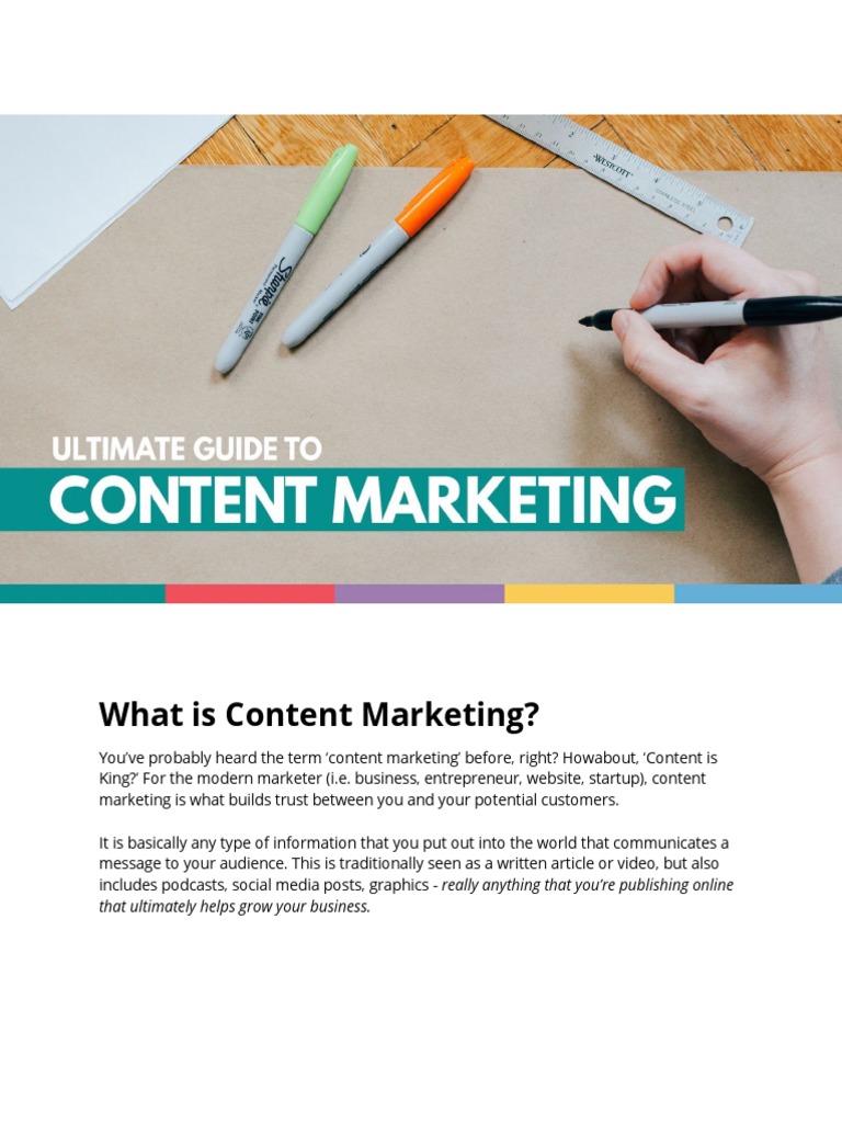 Ultimate Guide To Content Marketing PDF | PDF | Search Engine ...