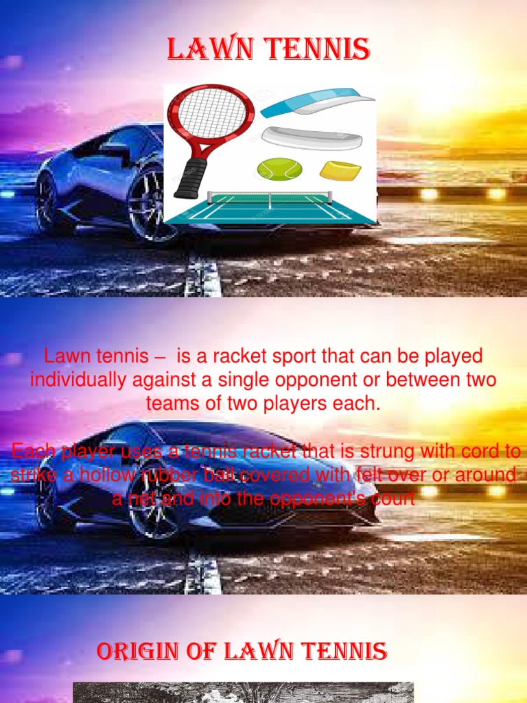 Lawn Tennis Report | PDF | Team Sports | Athletic Sports