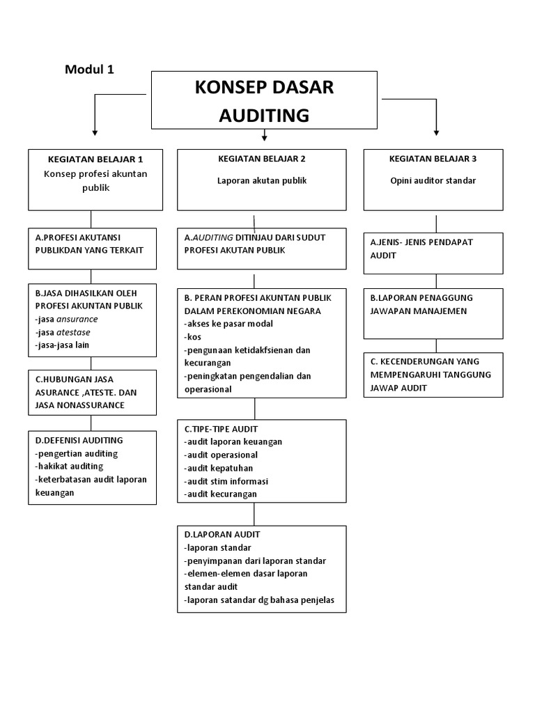 Peta Konsep Auditing | PDF