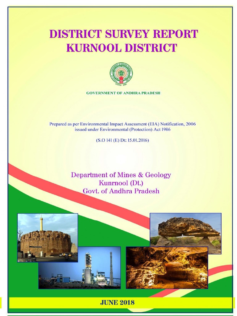 Dist Survey Report Kurnool | PDF | Natural Materials | Earth Sciences