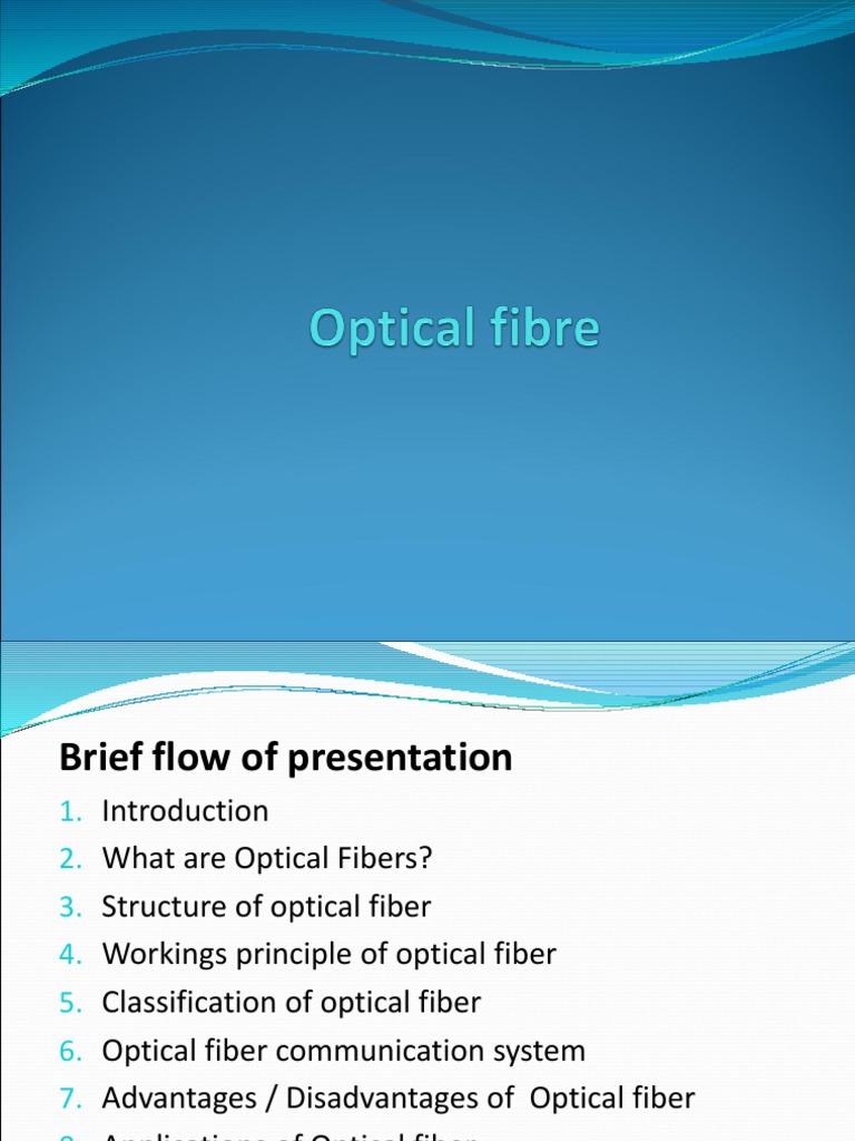 Optical Fibre (Physics For Engeering Btech) | PDF | Optical Fiber ...