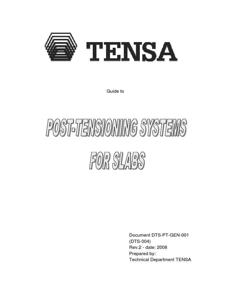 Tensa Post-Tensioning Systems Guide | PDF | Prestressed Concrete ...