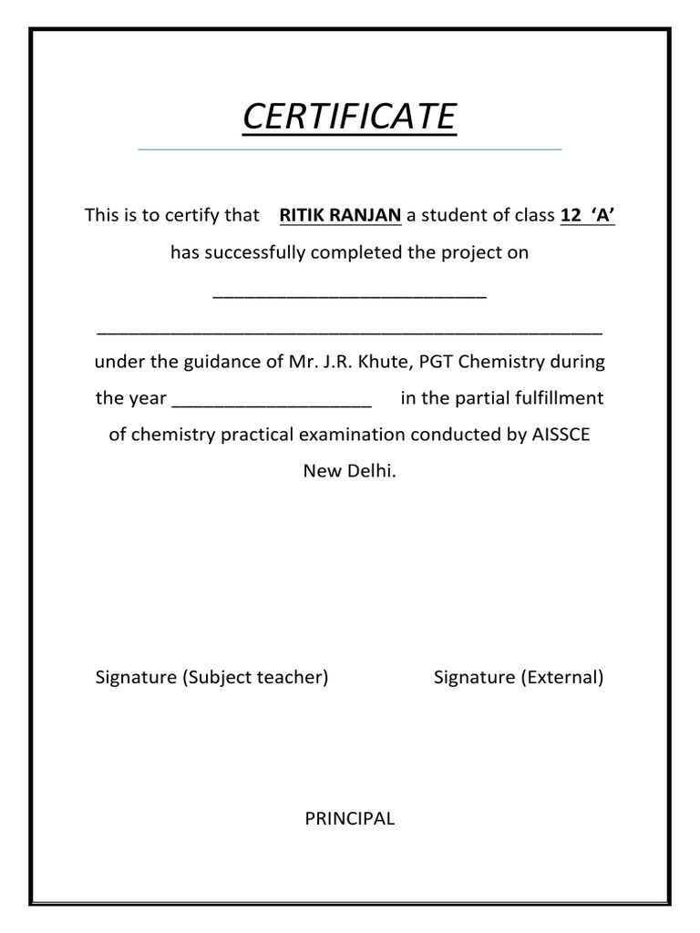 Project File FORMAT | PDF