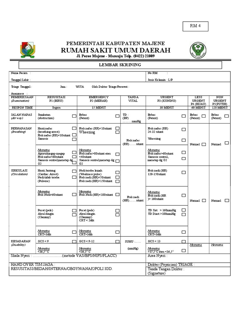 Prosedur Triage dan Resusitasi Medis | PDF