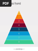 6 Level Printable Blank Pyramid Chart | PDF