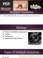 Overview of Multiple Pregnancy Management | PDF | Twin | Multiple Births