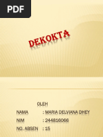 Modulku - Metode INFUSA DAN DEKOKTA | PDF