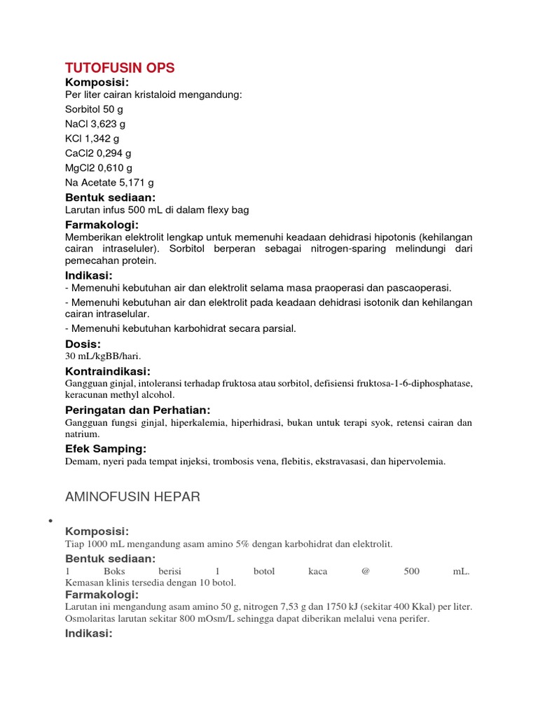 Cairan Infus 2 | PDF