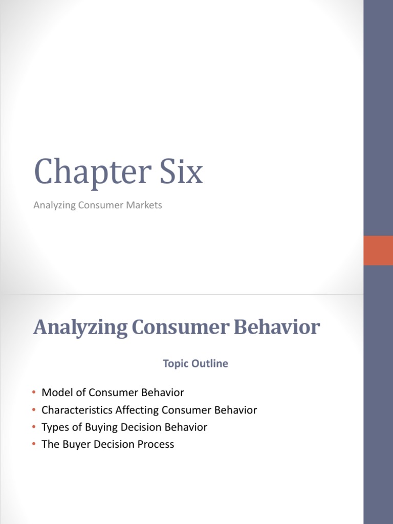 Chapter 6-Consumer Behavior | PDF | Consumer Behaviour | Behavior