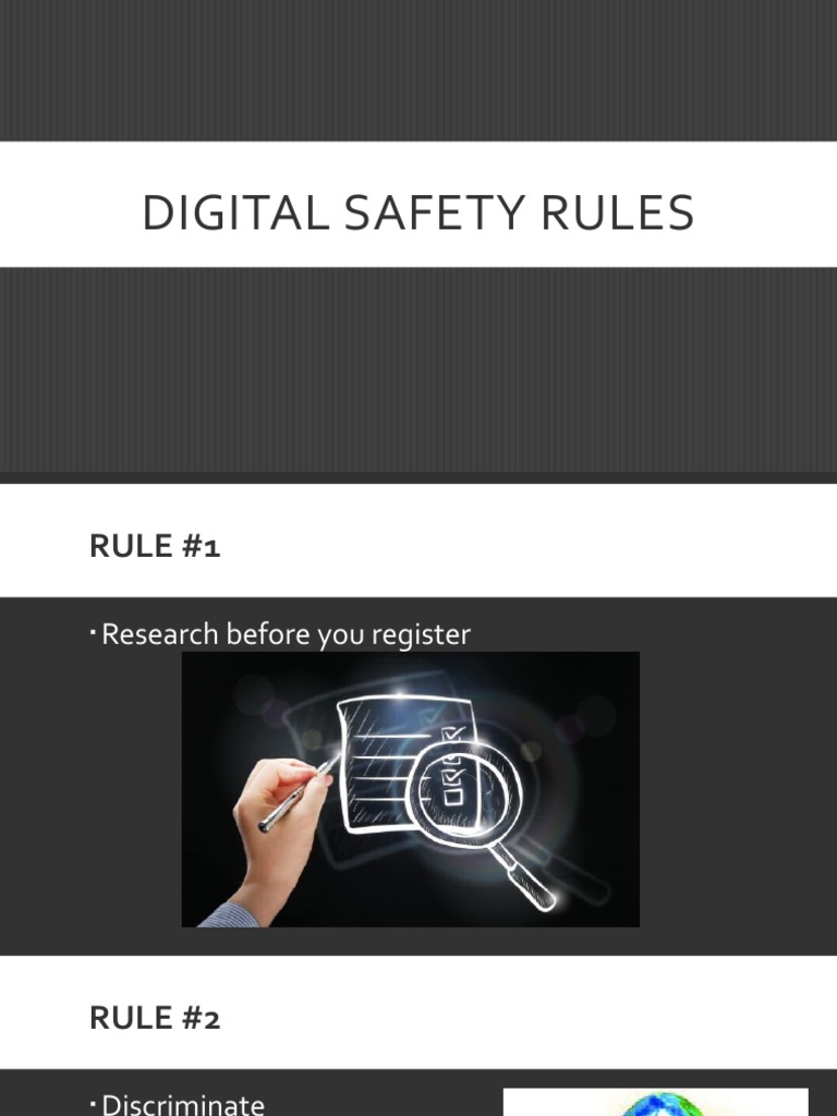 Essential Digital Safety Rules | PDF | Business | Computers